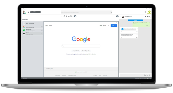 New UI with videoconference and desktop sharing - VOIspeed